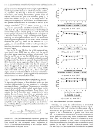 Context-Based Diversification for Keyword Queries over XML Data | PDF | Search | Internet