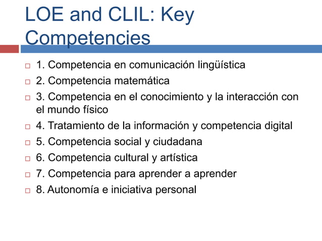 Context bilingual programmes and clil in spain | PPT
