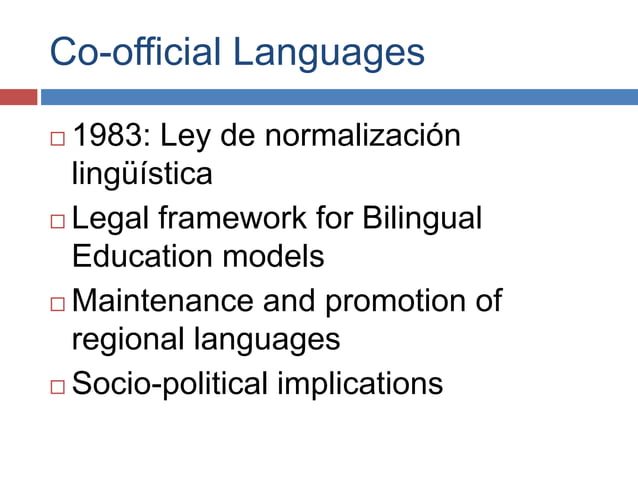 Context bilingual programmes and clil in spain | PPT