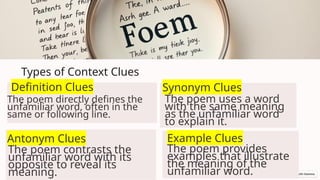 Context-Clues-in-Poetry.pptx; Week 3 Matatag Curriculum | PPTX