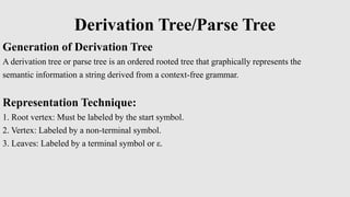 Context free grammar | PPTX
