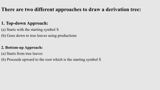 Context free grammar | PPTX