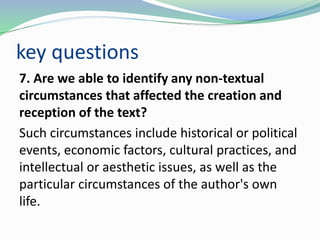 Context introduction to contextual analysis.revision version | PPT