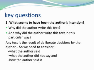 Context introduction to contextual analysis | PPTX