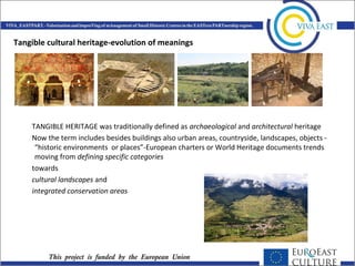Context and state of art of tangible heritage in cahul district moldova | PPT