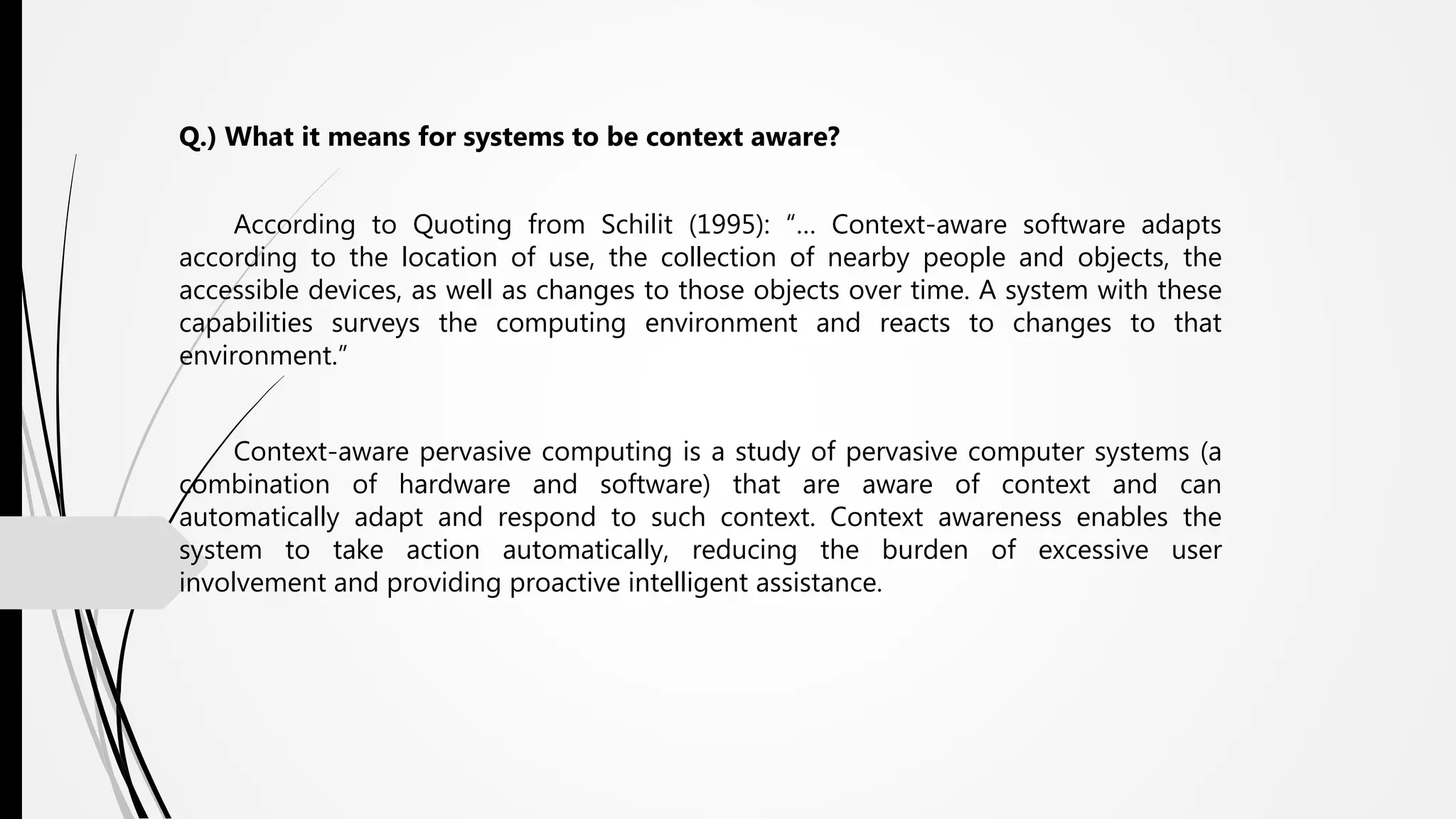 Context aware location based service | PPT
