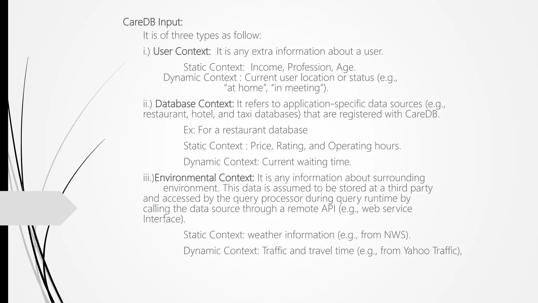 Context aware location based service | PPT