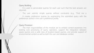 Context aware location based service | PPT