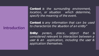 contextawareness.pptx | Operating Systems | Computer Software and Applications