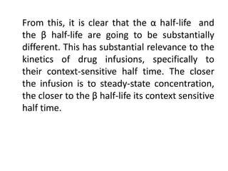 Context-Sensitive Half-Time in Anaesthetic Practice | PPTX
