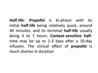 Context-Sensitive Half-Time in Anaesthetic Practice | PPTX
