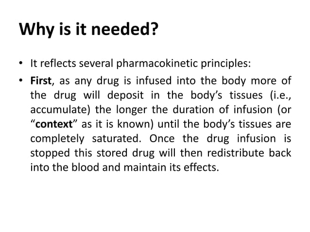 Context-Sensitive Half-Time in Anaesthetic Practice | PPTX | First Aid ...
