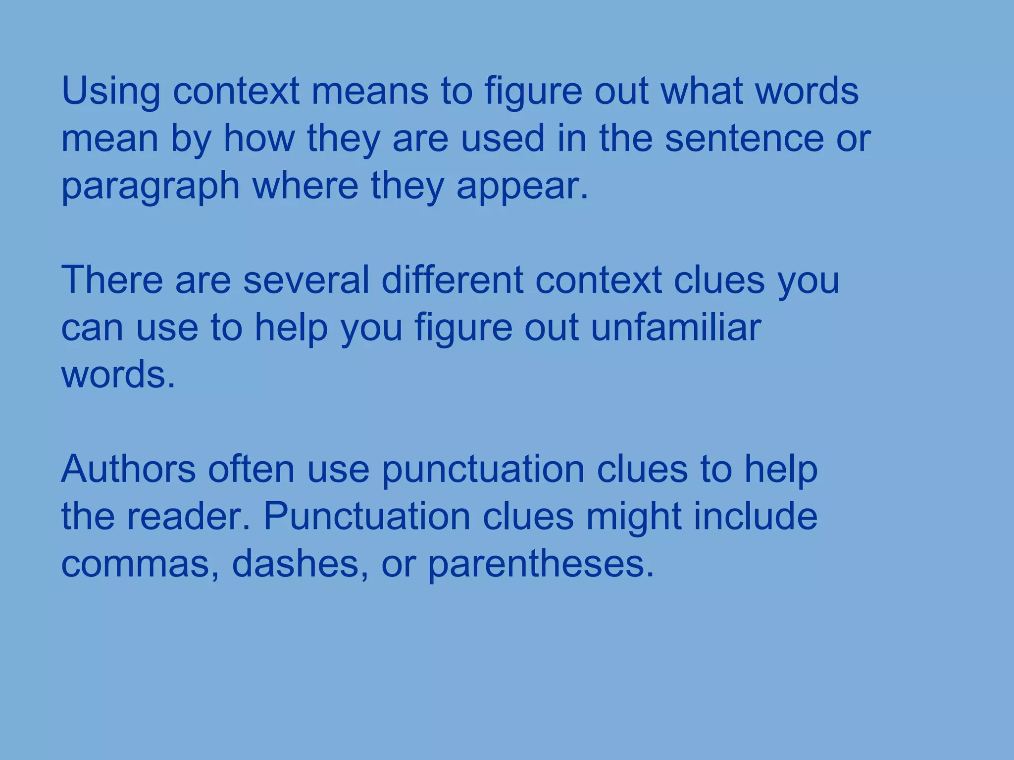 Context Clues | PPT