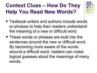 Context clues | PPT