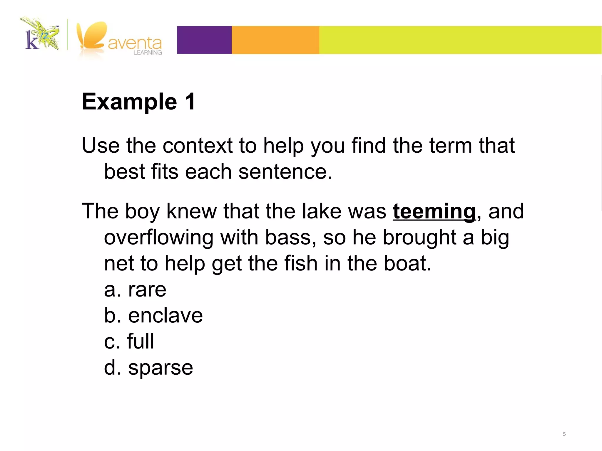 Context clues | PPT