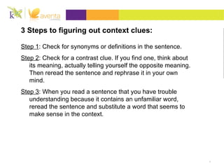 Context clues | PPT