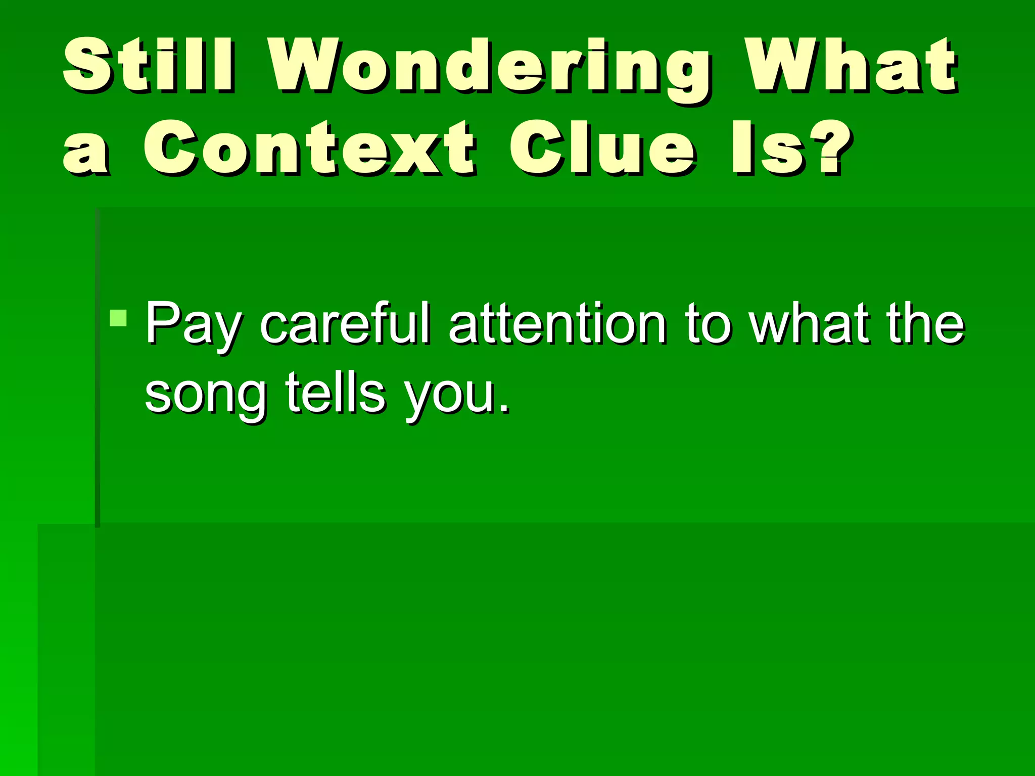 Context clues | PPT