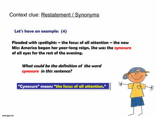 Context Clues | PPT