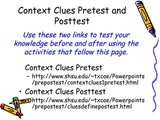 Context clues | PPT