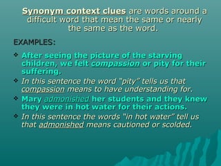 Context clues | PPT