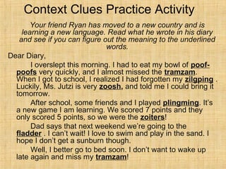 Context clues | PPT