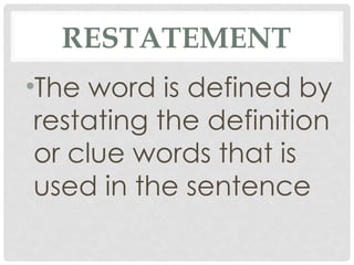 contextclueslesson- powerpoint presentation | PPTX