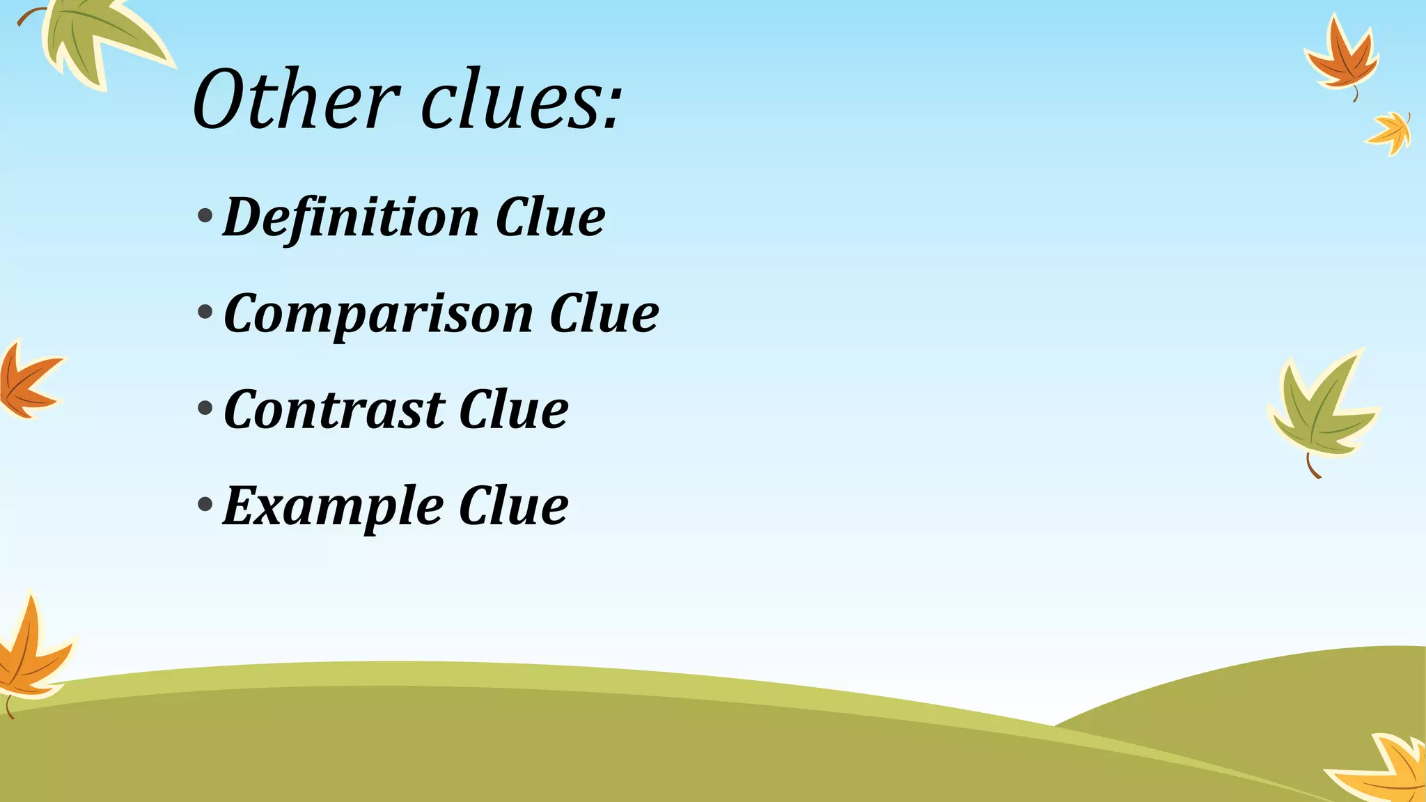 Context clues | PPTX