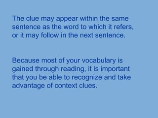 ContextClues.ppt | Free Download