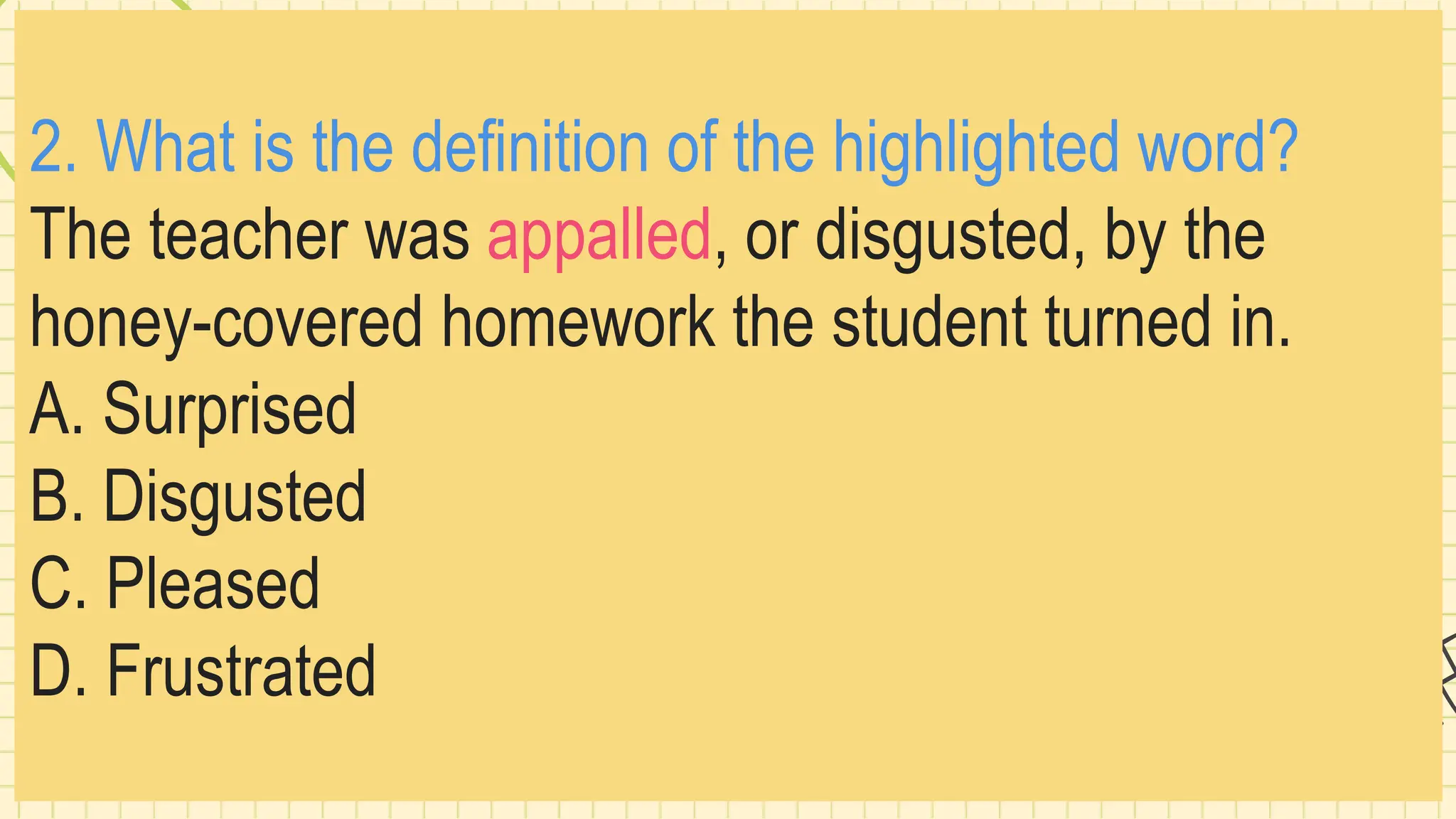 FIRST QUARTER ENGLISH 8 CONTEXT CLUES... | PPTX