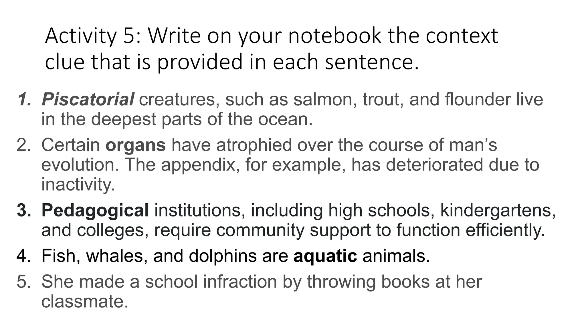 Context Clues lesson plan Grade 8 English.pptx | Infectious Diseases ...