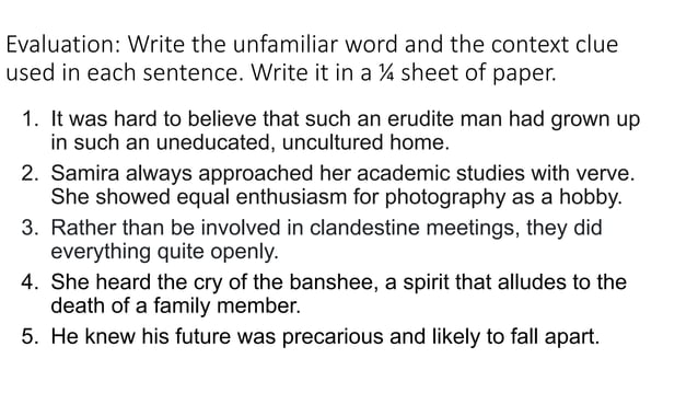 Context Clues lesson plan Grade 8 English.pptx | Infectious Diseases ...