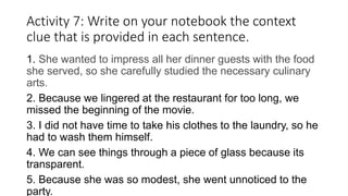 Context Clues lesson plan Grade 8 English.pptx