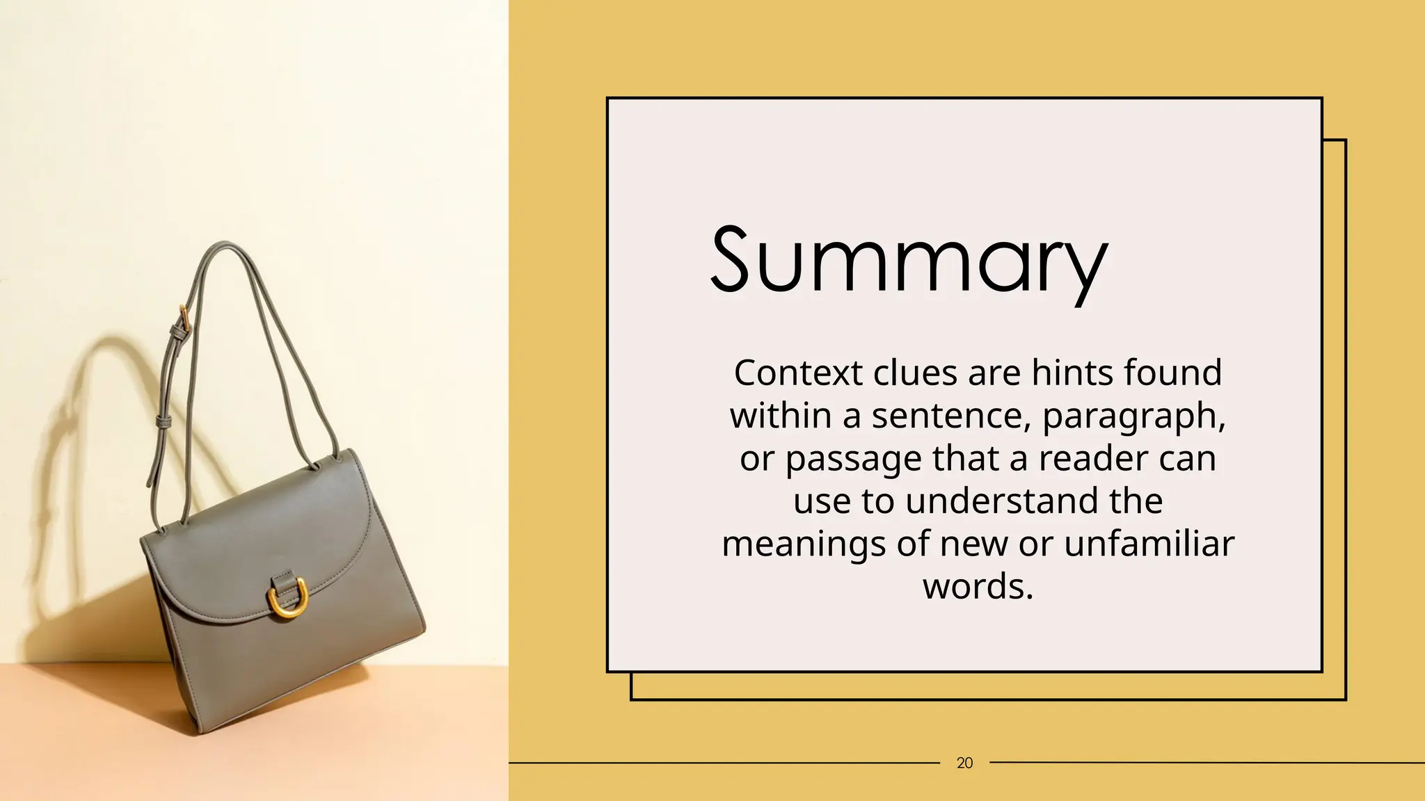 Context Clues PowerPoint presentation with a short exercises | PPTX