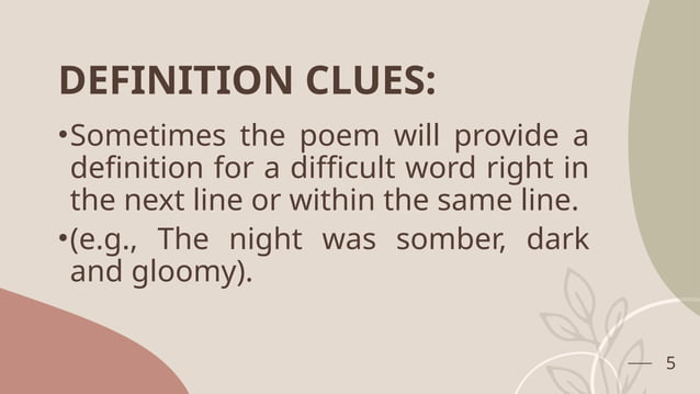 CONTEXT CLUES power point presentation for grade 7 | PPTX | Resume ...