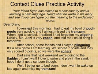 Context_Clues for reading strategies. ppt | PPT
