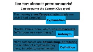 Unlocking Meaning: Understanding Context Clues | PPTX