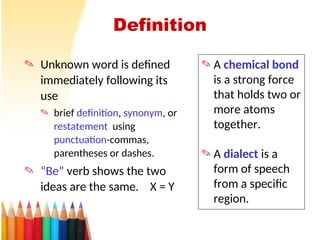 use context around your unknown word.ppt