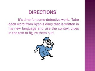 CONTEXT CLUES POWERPOINT PRESENTAION CLASS | PPT