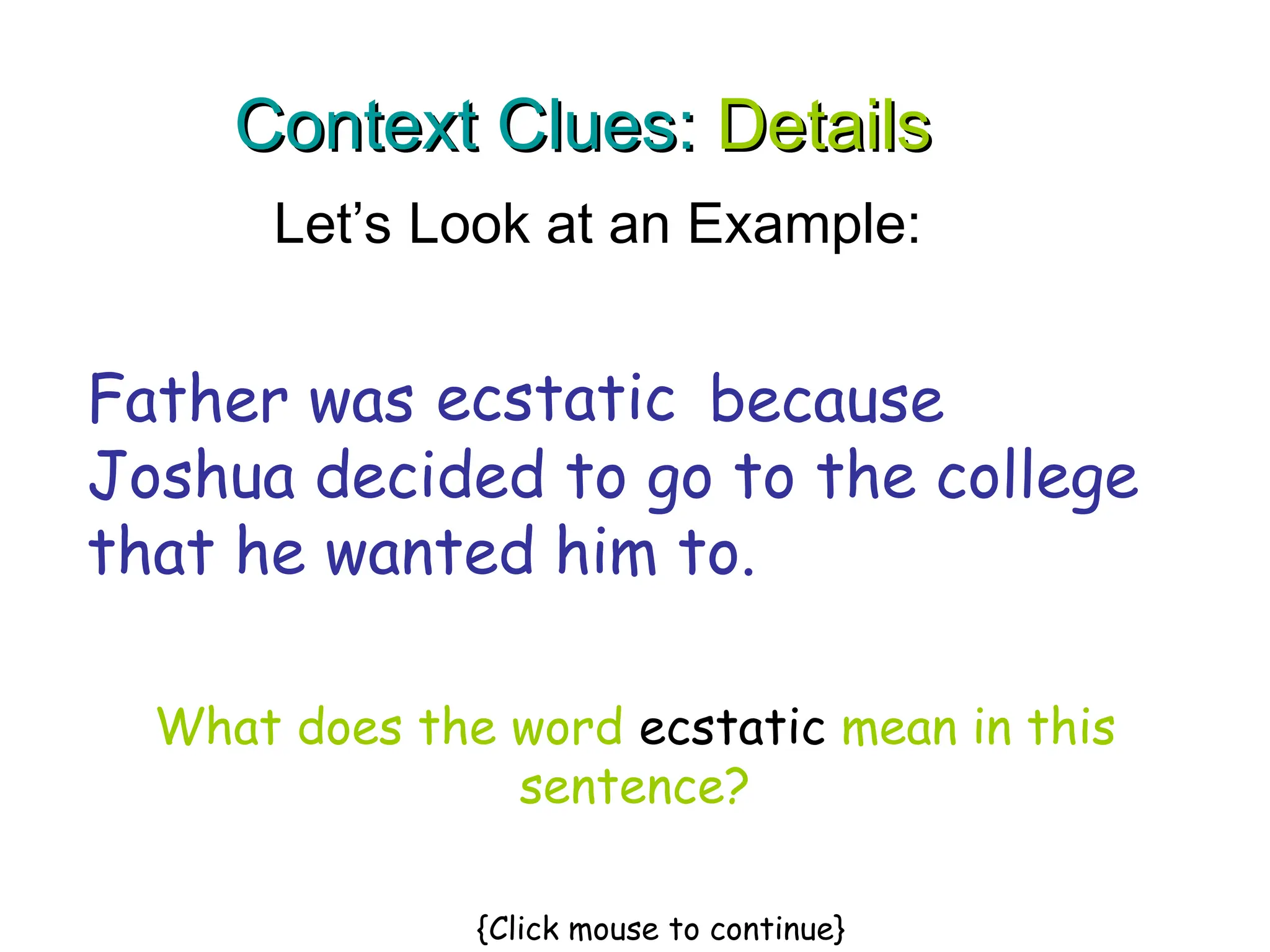 Context Clues-Types of Context Clues - August 16.ppt