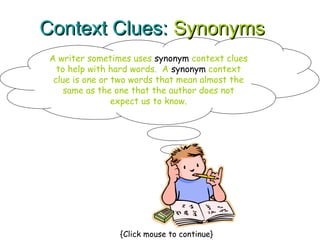 Context Clues-Types of Context Clues - August 16.ppt
