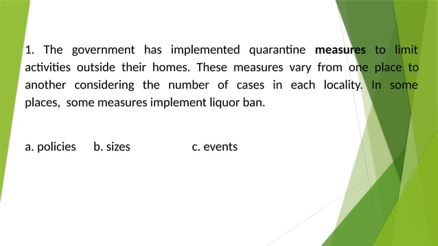Types of Context Clues: Synonyms, Antonyms, Definitin, Example Clue ...