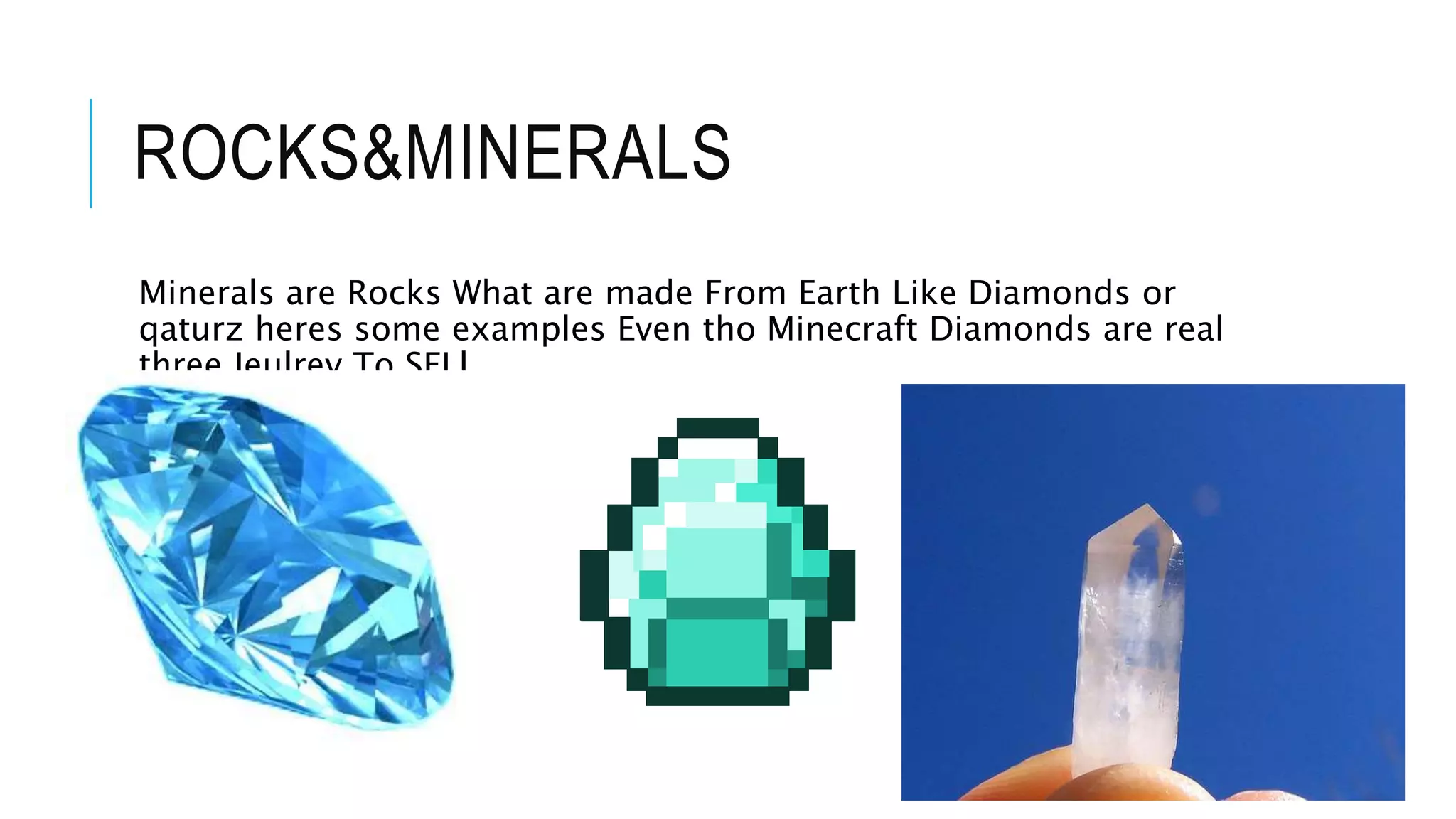 Context clues or rocks and minerals | PPTX