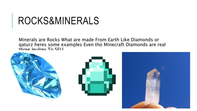 Context clues or rocks and minerals | PPTX | Geology | Science