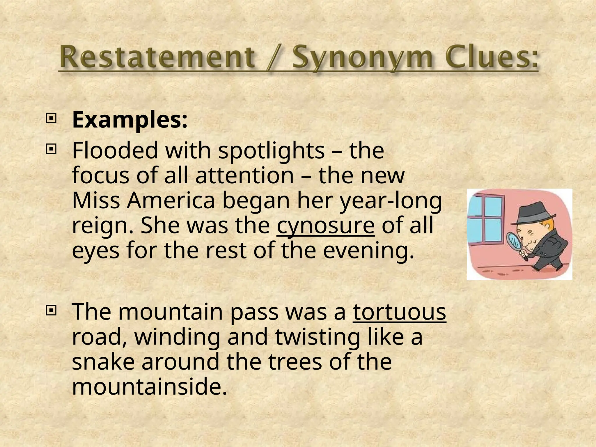 contextcluespowerpoint- presentation ppt | PPT