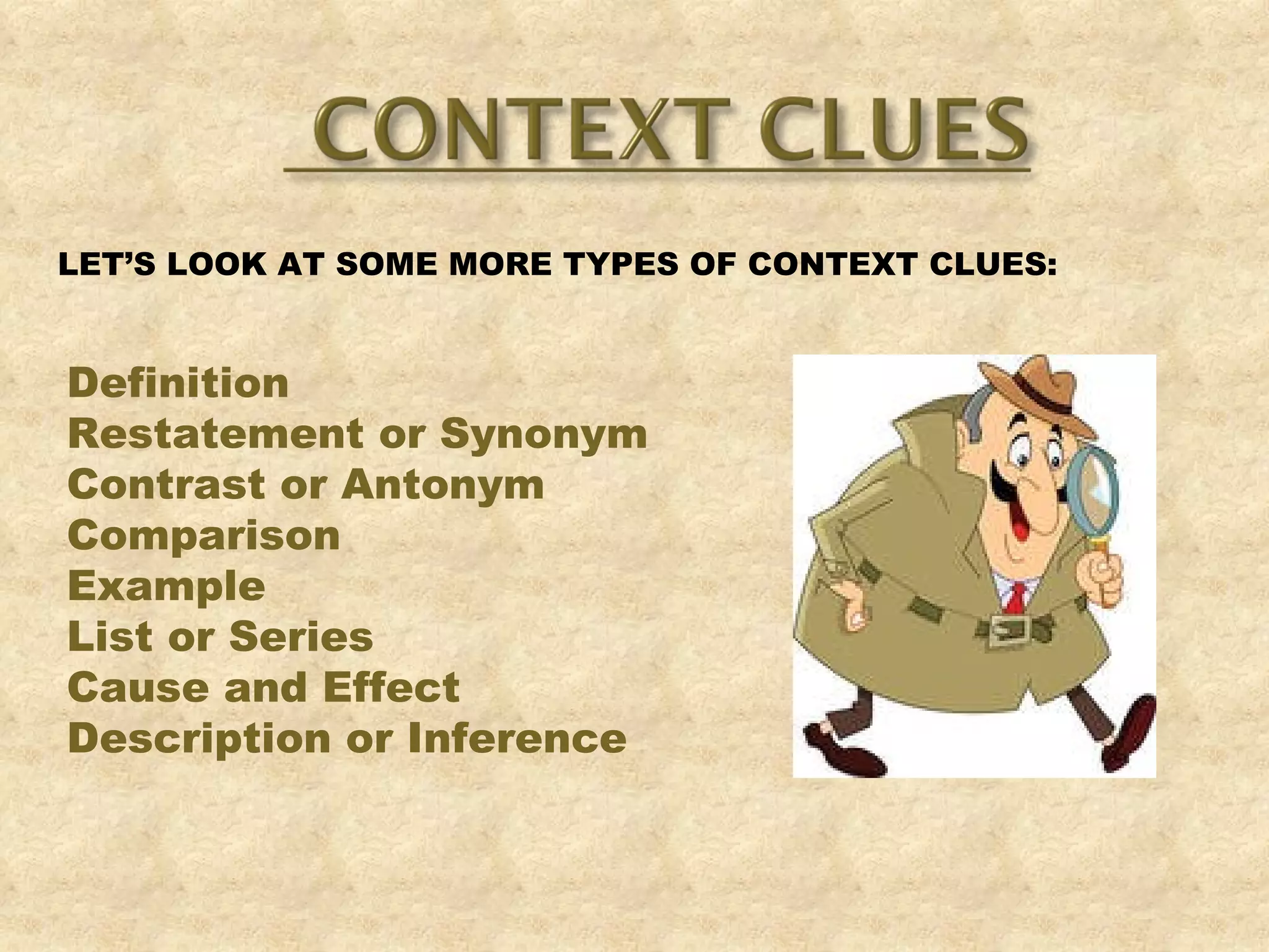 Context clues power point | PPT