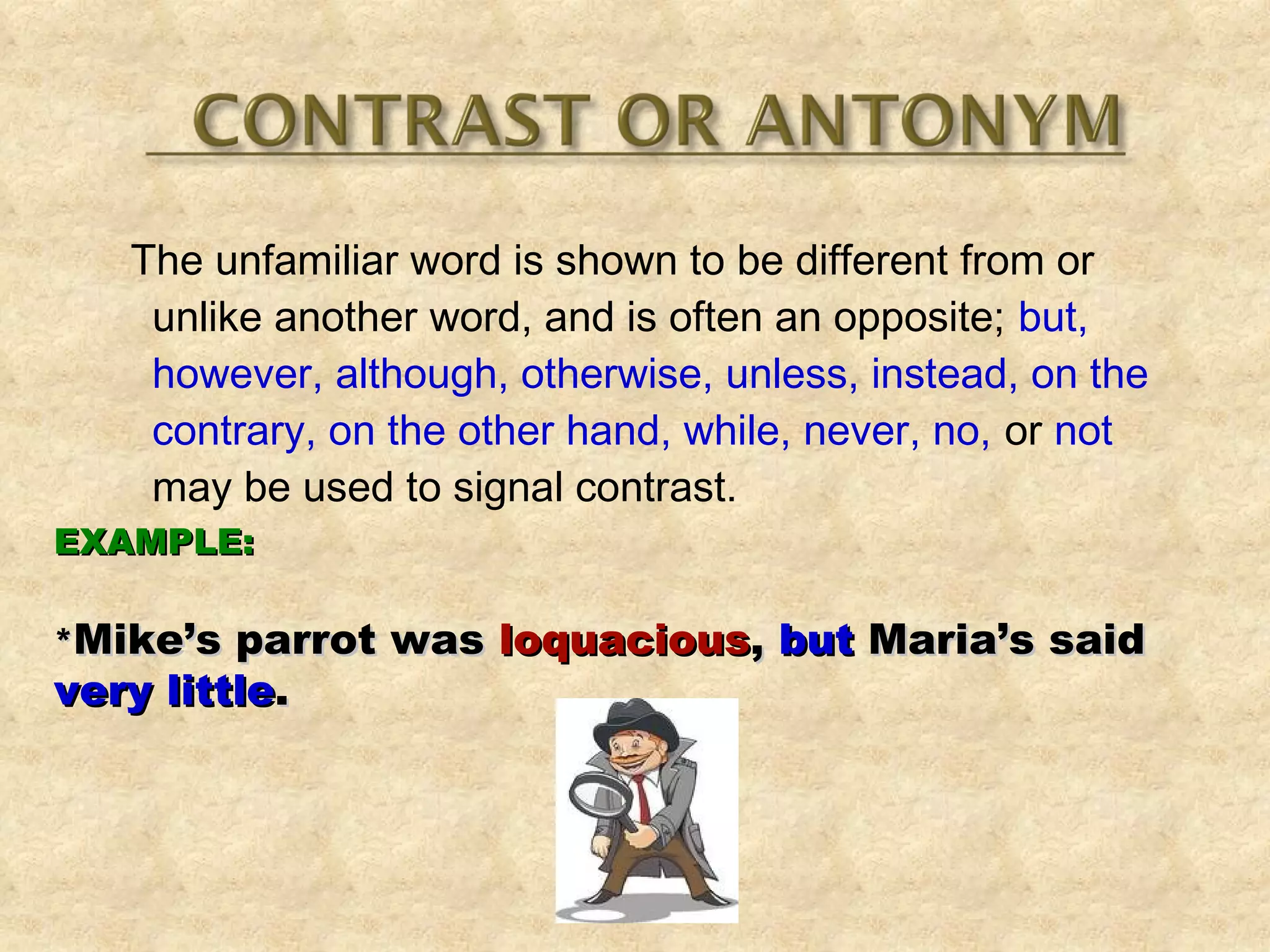 Context clues power point | PPT