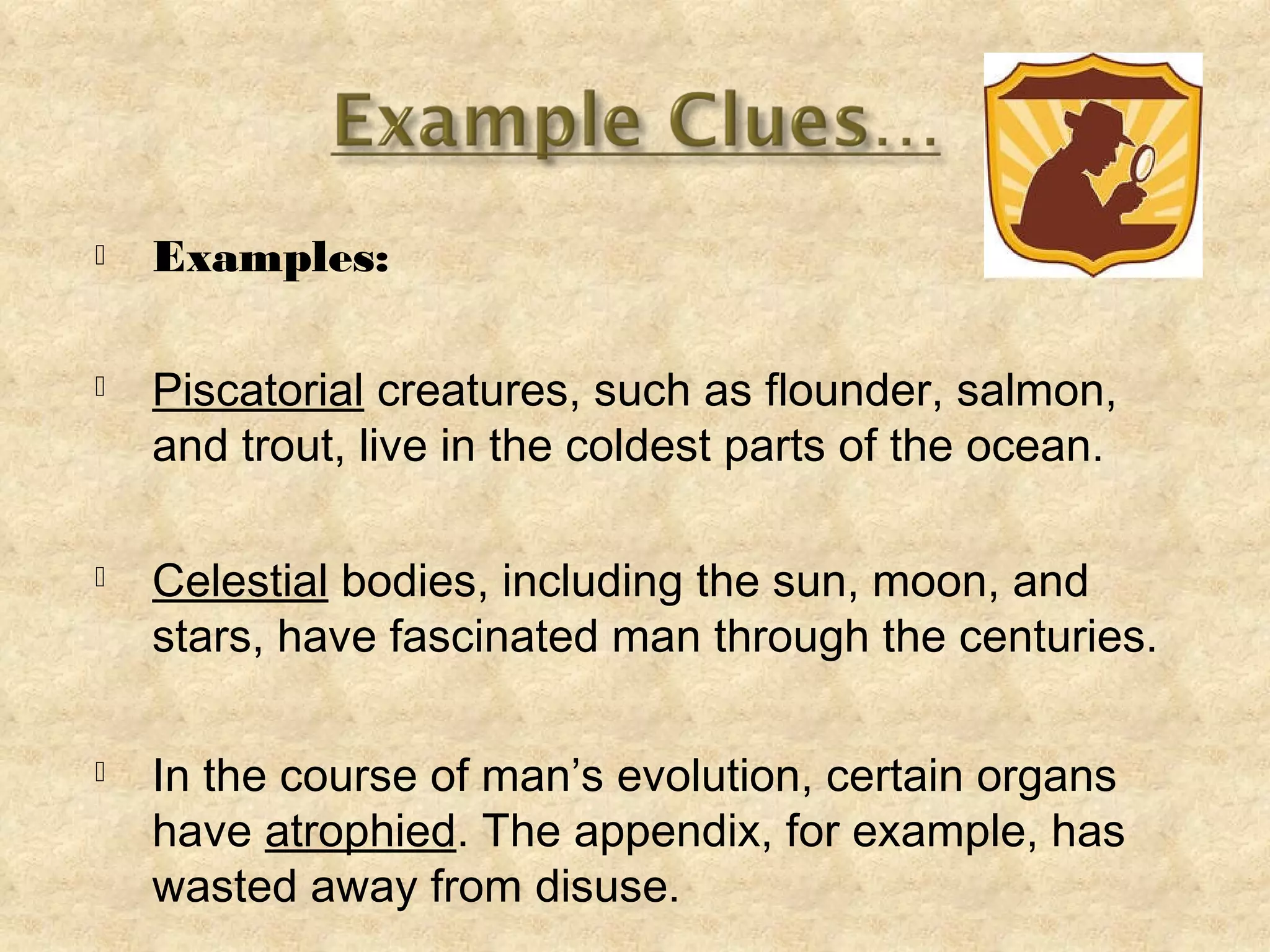 Context clues power point | PPT