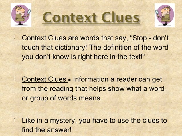 Context clues power point | PPT | Birdwatching | Hobbies & Interests