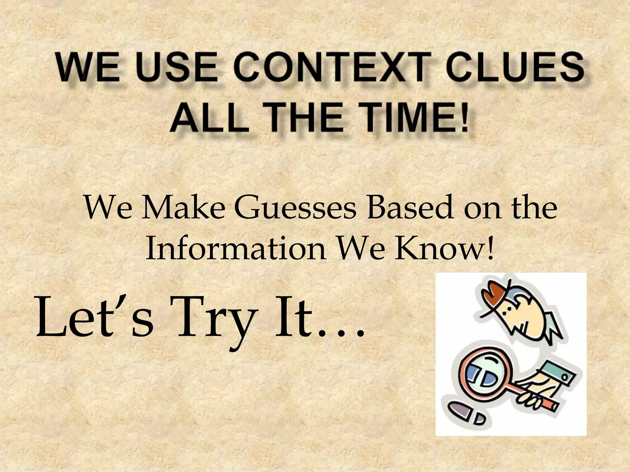 Context Clues - Grade 7 | PPTX