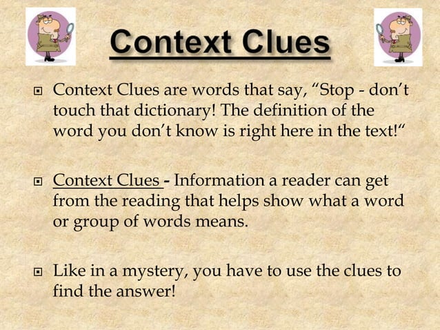 Context Clues - Grade 7 | PPTX | Science